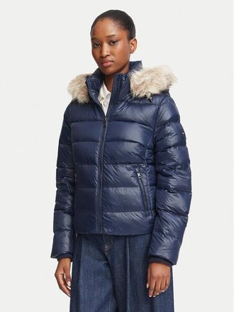 Tommy Hilfiger Daunenjacke WW0WW47354 Dunkelblau Slim Fit