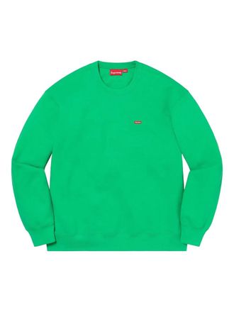 SUPREME pull Small Box &agrave; col rond - Vert