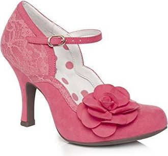 Ruby Shoo Belle Divino Josie Lace Mary Jane Escarpins &agrave; talons hauts, rose corail, 39 EU
