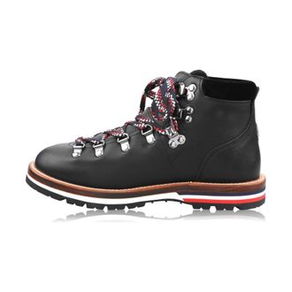 Moncler Femme, Sport, Noir, Taille: 37 EU Blanche Logo Hiker Bottes