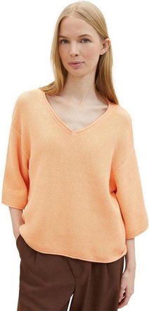 Tom Tailor V-Ausschnitt-Pullover mit Drop-Shoulder
