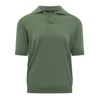 FILIPPO DE LAURENTIIS Kurz&auml;rmeliges Polohemd - - Tops - Herren - Gr&uuml;n - 3XL