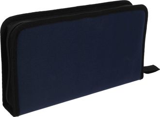 Aboofan Oxford CD Aufbewahrungstasche für Leichter Kratzfester Disc Organizer Dampfgeschützt Vielseitig für Zuhause Auto und Reisen Praktische Hülle Blau