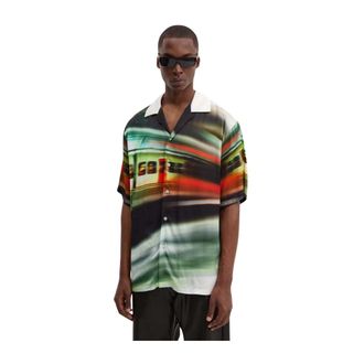 Msgm Gemustertes Strickshirt - - Shirts - Herren - Mehrfarbig - 2XL