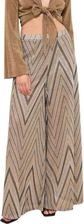 Kaos Kaos, Femme, Pantalons, Multicolore, Taille: 40 FR Wide Pantalons