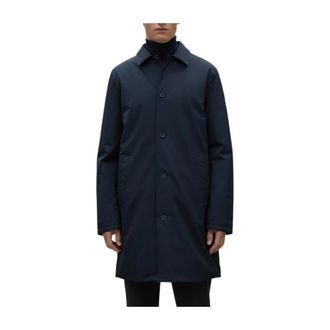 Ecoalf Blaue Hampshire Jacke - - Coats - Herren - Blau - L