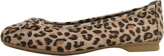 Jana Damen Ballerinas Elegant Vegan, Mehrfarbig (Leopard), 38 EU