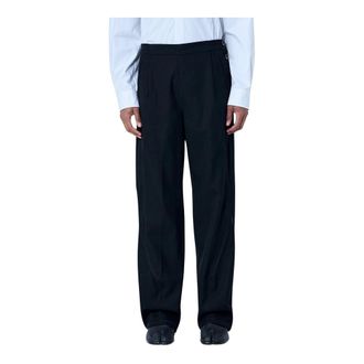 Kiko Kostadinov High-Waisted Bundfaltenhose - - Trousers - Herren - Schwarzk - M