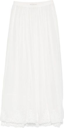 Forte_Forte Lace-trim Skirt