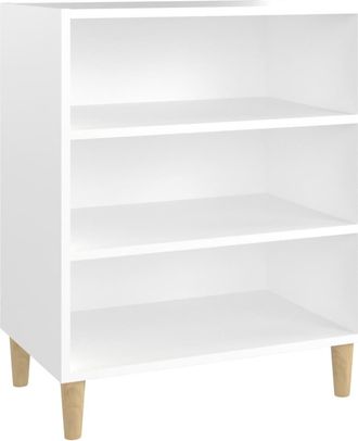 vidaXL Credenza Bianca 57x35x70 Cm In Legno Multistrato - Vidaxl