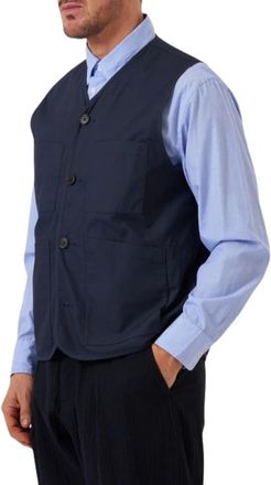 Universal Works Homme, Vestes, Bleu, Taille: S City Waistcoat
