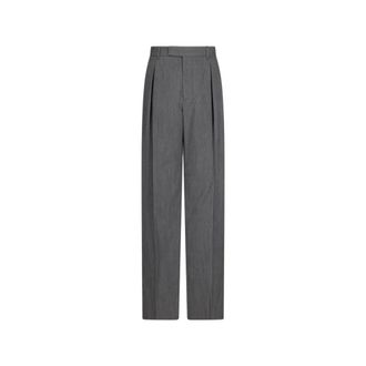 Dior Stylische gewebte Hose - - Trousers - Herren - Grau - S