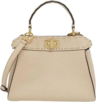 Fendi Sac &agrave; main vintage Pre-owned - Femme - Pre-owned - Beige - Taille: ONE Size