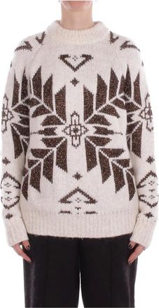 Blugirl Femme, Pulls, Multicolore, Taille: 40 FR Pull en laine m&eacute;lang&eacute;e Lurex