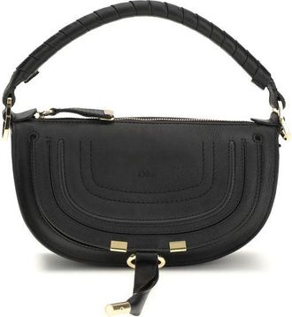 Chlo&eacute; Schwarze Kalbsleder Bos Taurus Schultertasche