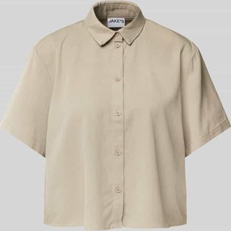 Jake*s Casual Regular Fit Bluse mit durchgehender Knopfleiste