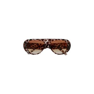 Dansk Copenhagen Lunettes de soleil carr&eacute;es Charlotte - unisex - Accessoires - Brun - Taille: ONE Size