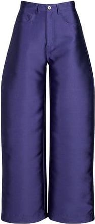 Marques Almeida Pantalon satin&eacute;