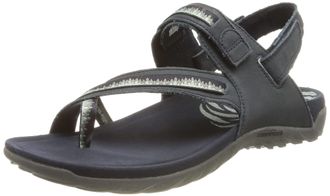 Merrell Damen Terran 3 Cush Convert Post Sport Sandal, Navy, 36 EU