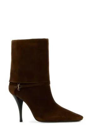 Saint Laurent Womens Vicky 90 Bootie Land Stivali Boot