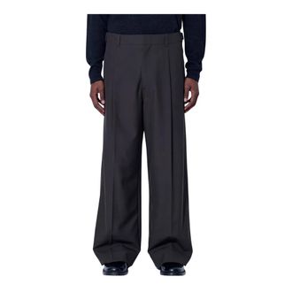 Christophe Lemaire Pantalon Tailleur &agrave; Plis Simple - Homme - Pantalons - Vert - Taille: M