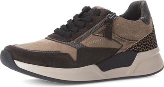 Gabor Damen Low-Top Sneaker, Frauen Sneaker,schick,verspielt,Leder-Ware,chic,Trend-bewusst,praktisch,Arbeit,buero,nut/Brown/Bronce,41 EU / 7.5 UK