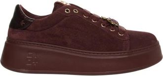 Gio+ Low-Top Sneaker - Pia422a Suede Platform Sneakers With Decorative Ey - Gr. 39 (EU) - in Schwarz - für Damen