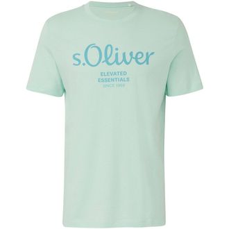 s.Oliver Homme T-shirt Paquet de 1 Logo T-Shirt