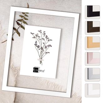 Bildershop-24 Doppelglas - Doppelverglasung Rahmen Doppelglasrahmen Bilderrahmen Monza Weiß (Hochglanz) mit Acrylglas 29.7x42 cm DIN A3 wählbare Größen