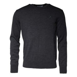 Dolce & Gabbana Pullover-Strickpullover mit Rundhalsausschnitt - - Knitwear - Herren - Grau - S