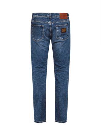 Dolce & Gabbana Mens Jeans Light Blue Stretch Cotton