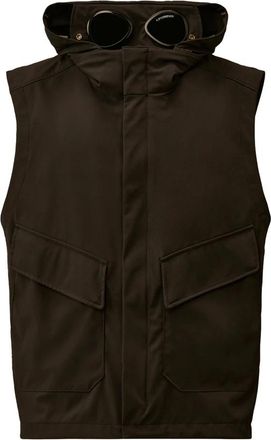 C.P. Company C.p. Company, Homme, Vestes, Noir, Taille: M Shell-R Goggle Gilet