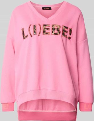 Miss Goodlife Oversized Sweatshirt aus reiner Baumwolle Modell L(I)EBE