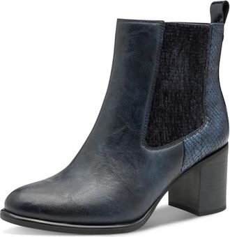 Marco Tozzi Marco Tozzi Chelsea 2-25386-45 Bottes tendance pour femme Bleu marine Taille 39 EU, Dk Navy Comb, 39 EU