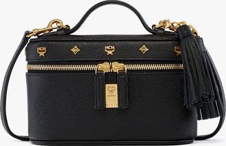 MCM Pina Kosmetiktasche aus Kalbsleder mit Nieten