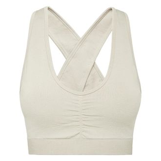 Plein Sport Femme, Tops, Gris, Taille: 40 FR Seamless Wide Straps Sport Bra Logo