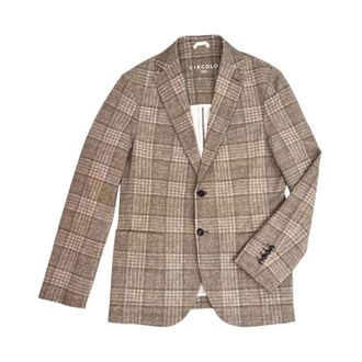 Circolo 1901 Homme, Vestes, Brun, Taille: L Cn5236 Blazer Special Print