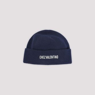Valentino Garavani Chapeau En Coton Et Laine Valentino Garavani