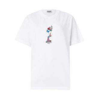 Moschino Damen, Oberteile, Wei&szlig;, MGr&ouml;&szlig;e