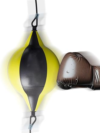 Generico Boxball, Boxsack f&uuml;r Geschwindigkeit und Reflexionen | Speedbag Fitnessger&auml;t robust gegen Stress f&uuml;r Innen- und Au&szlig;en&uuml;bungen