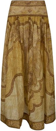Zimmermann Femme, Jupes, Multicolore, Taille: 42 FR Wanderlust Maxi Skirt