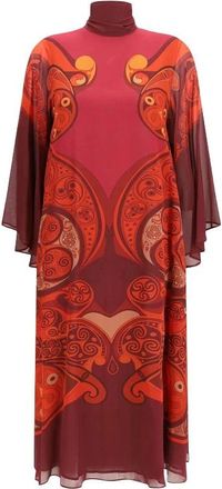 La DoubleJ Magnifico Midikleid - - Dresses - Damen - Rot - S