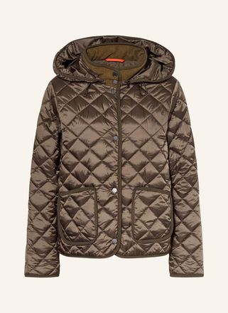 No.1 Como Steppjacke Quebec Mit Abnehmbarer Kapuze beige