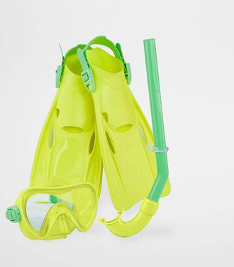Sunnylife SUNNYLiFE Gelbe Farbe Kinder Tauchset Medium Sea Seeker Ocean