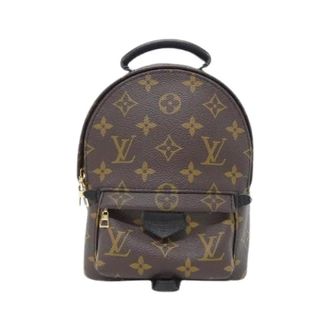 Louis Vuitton Pre-owned Sac &agrave; dos Palm Springs Monogram Mini - Femme - Pre-owned - Brun - Taille: ONE Size