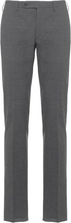 Incotex Homme, Pantalons, Gris, Taille: 2XL Pantalon Droit en M&eacute;lange de Laine