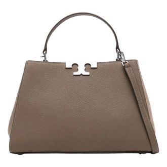 Tory Burch Eleanor Pebbled Satchel - - Bags - Damen - Beige - ONE SIZE