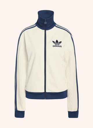 adidas Originals Adidas Originals Sweatjacke Knit Classic Im Materialmix weiss