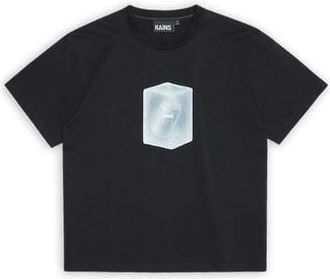 Rains T-shirt droit &agrave; motif en coton