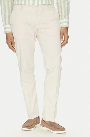 Guess Stoffhose 5GHB26 2322Z Écru Regular Fit